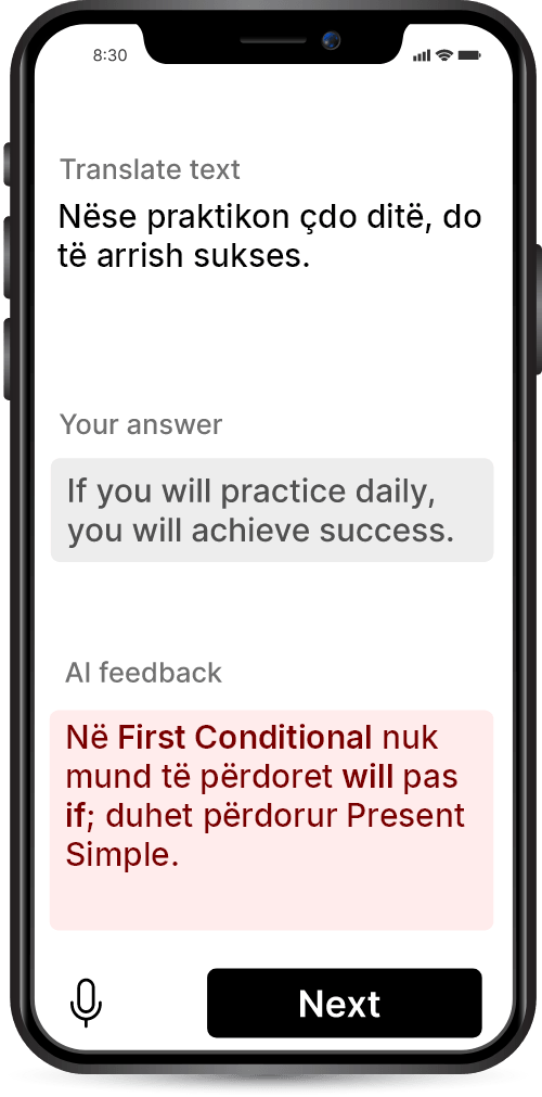 First Conditional rregull, shembuj, ushtrime dhe teste | Grammar.Guru